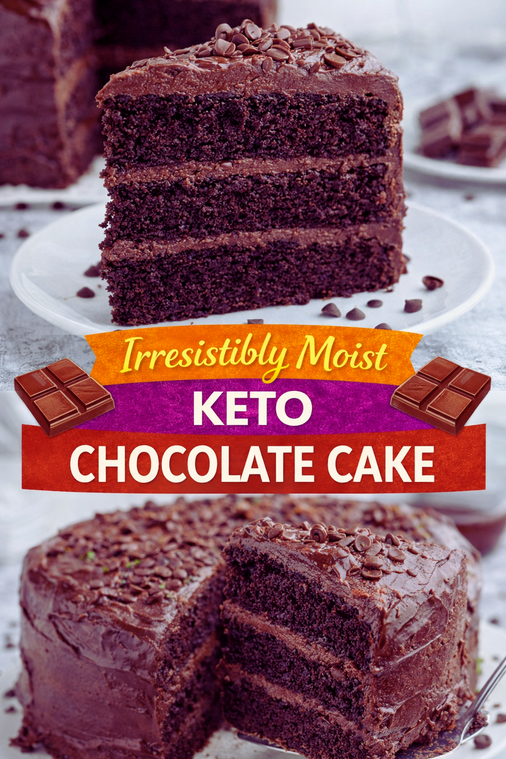 Irresistibly Moist Keto Chocolate Cake You'll Love!